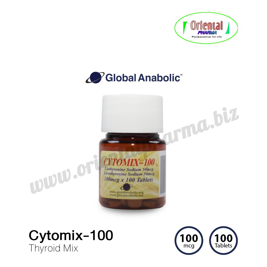 Cytomix-100 Thyroid Mix 100 mcg [100 Tablets, Global Anabolic] Prices ...