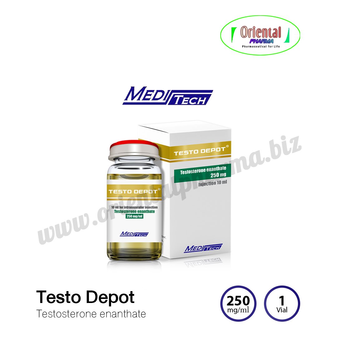 Testo Depot Testosterone enanthate 250 mg/ml [1 Vial, Meditech] Prices ...